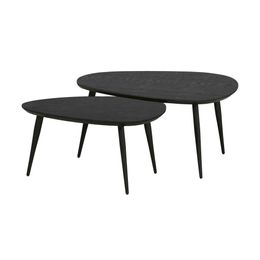 Primo Couchtisch 2er Set Dortmund schwarz Ma&szlig;e (cm): B: 60 H: 45 &raquo; M&ouml;bel Kraft