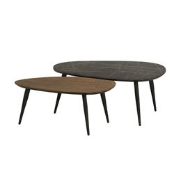 Primo Couchtisch 2er Set XL Dortmund holzfarben Ma&szlig;e (cm): B: 75 H: 45 &raquo; M&ouml;bel Kraft