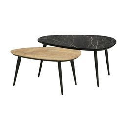 Primo Couchtisch 2er Set Dortmund holzfarben Ma&szlig;e (cm): B: 60 H: 45 &raquo; M&ouml;bel Kraft