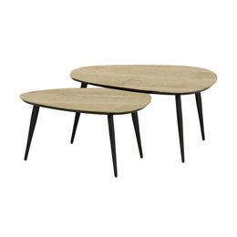 Primo Couchtisch 2er Set Dortmund holzfarben Ma&szlig;e (cm): B: 60 H: 45 &raquo; M&ouml;bel Kraft