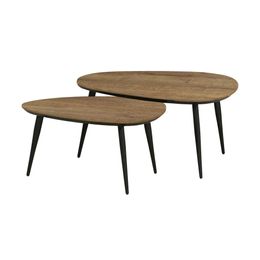 Primo Couchtisch 2er Set Dortmund holzfarben Ma&szlig;e (cm): B: 60 H: 45 &raquo; M&ouml;bel Kraft
