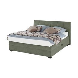 vanDoorn Boxspringbett mit Bettkasten - gr&uuml;n - Materialmix - 172 cm - 107 cm - M&ouml;bel Kraft