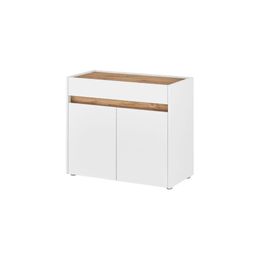 M&ouml;bel Kraft Sideboard wei&szlig; Ma&szlig;e (cm): B: 80 H: 70 &raquo; M&ouml;bel Kraft
