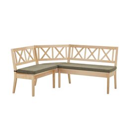 Woodford Eckbank massiv Olivia gr&uuml;n Ma&szlig;e (cm): H: 90 &raquo; M&ouml;bel Kraft