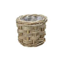 M&ouml;bel Kraft Pflanzkorb braun Rattan,Kunststoff Ma&szlig;e (cm): H: 16 &Oslash;: 18.0 &raquo; M&ouml;bel Kraft