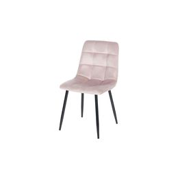 M&ouml;bel Kraft Esszimmerstuhl rosa/pink Ma&szlig;e (cm): B: 45 H: 84 &raquo; M&ouml;bel Kraft