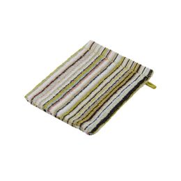 CS Schmal como Waschhandschuh Jacquard Streifen gelb Ma&szlig;e (cm): B: 16 &raquo; M&ouml;bel Kraft