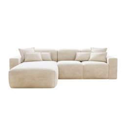 GrainGold Ecksofa Leni beige Ma&szlig;e (cm): B: 265 H: 74 &raquo; M&ouml;bel Kraft