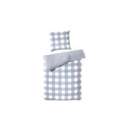 M&ouml;bel Kraft Perkal Bettw&auml;sche-Set blau Ma&szlig;e (cm): B: 200 H: 1 &raquo; M&ouml;bel Kraft