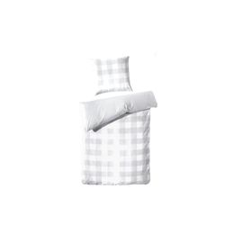 M&ouml;bel Kraft Perkal Bettw&auml;sche-Set grau Ma&szlig;e (cm): B: 135 H: 1 &raquo; M&ouml;bel Kraft