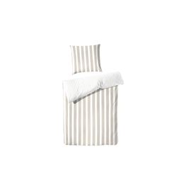 M&ouml;bel Kraft Perkal Bettw&auml;sche-Set braun Ma&szlig;e (cm): B: 135 H: 1 &raquo; M&ouml;bel Kraft