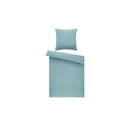 CS Schmal como Bettw&auml;sche Uni Satin gr&uuml;n Ma&szlig;e (cm): B: 135 &raquo; M&ouml;bel Kraft