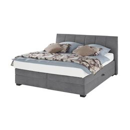 vanDoorn Boxspringbett mit Bettkasten - grau - Materialmix - 192 cm - 107 cm - M&ouml;bel Kraft