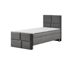M&ouml;bel Kraft Boxbett mit Bettkasten grau Ma&szlig;e (cm): B: 100 H: 110 &raquo; M&ouml;bel Kraft