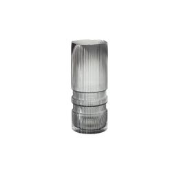 HOME STORY Vase grau Glas Ma&szlig;e (cm): H: 30 &Oslash;: 12.0 &raquo; M&ouml;bel Kraft