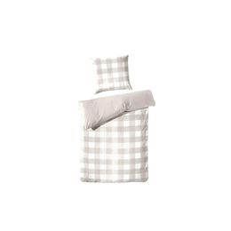 M&ouml;bel Kraft Perkal Bettw&auml;sche-Set braun Ma&szlig;e (cm): B: 200 H: 1 &raquo; M&ouml;bel Kraft