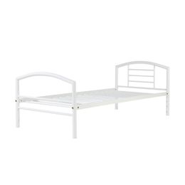 M&ouml;bel Kraft Metallbett wei&szlig; Ma&szlig;e (cm): B: 97 H: 79 &raquo; M&ouml;bel Kraft