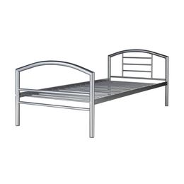 M&ouml;bel Kraft Metallbett grau Ma&szlig;e (cm): B: 97 H: 79 &raquo; M&ouml;bel Kraft