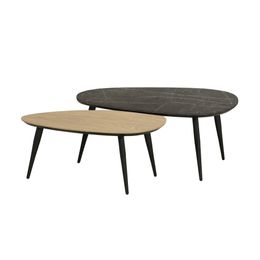 Primo Couchtisch 2er Set XL Dortmund holzfarben Ma&szlig;e (cm): B: 75 H: 45 &raquo; M&ouml;bel Kraft