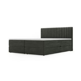 GrainGold Boxbett mit Stauraum grau Ma&szlig;e (cm): B: 205 H: 105 &raquo; M&ouml;bel Kraft