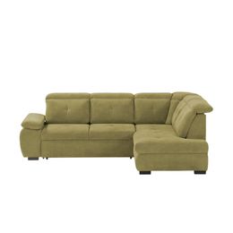 Smart Ecksofa mit Kopfteilverstellung gr&uuml;n Ma&szlig;e (cm): H: 90 &raquo; M&ouml;bel Kraft