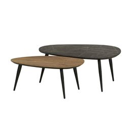 Primo Couchtisch 2er Set XL Dortmund holzfarben Ma&szlig;e (cm): B: 75 H: 45 &raquo; M&ouml;bel Kraft