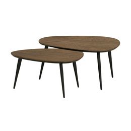 Primo Couchtisch 2er Set Dortmund holzfarben Ma&szlig;e (cm): B: 60 H: 45 &raquo; M&ouml;bel Kraft