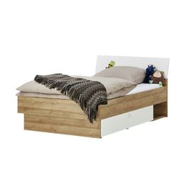M&ouml;bel Kraft Bett holzfarben Ma&szlig;e (cm): B: 97 H: 91 &raquo; M&ouml;bel Kraft