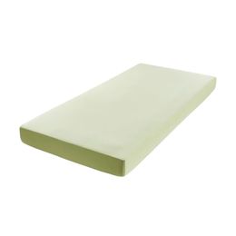 CS Schmal como Boxspring-Stretch-Spannbettlaken Uni Jersey 3700 gr&uuml;n Ma&szlig;e (cm): B: 90 &raquo; M&ouml;bel Kraft
