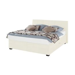 vanDoorn Boxspringbett mit Bettkasten - creme - Materialmix - 212 cm - 107 cm - M&ouml;bel Kraft