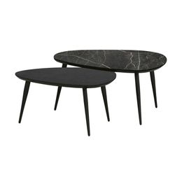 Primo Couchtisch 2er Set Dortmund schwarz Ma&szlig;e (cm): B: 60 H: 45 &raquo; M&ouml;bel Kraft