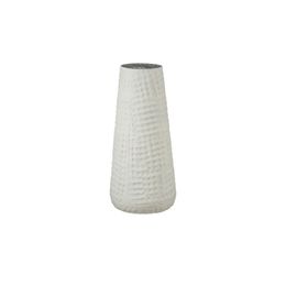HOME STORY Vase wei&szlig; Aluminium Ma&szlig;e (cm): H: 45 &Oslash;: 20.0 &raquo; M&ouml;bel Kraft