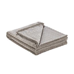 CS Schmal como Fleecedecke Zopf beige Synthetik Ma&szlig;e (cm): B: 150 &raquo; M&ouml;bel Kraft