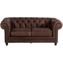 Max Winzer Chesterfieldsofa Einzelsofa braun Ma&szlig;e (cm): B: 196 H: 77 &raquo; M&ouml;bel Kraft