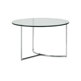 M&ouml;bel Kraft Couchtisch transparent/klar Ma&szlig;e (cm): H: 41 &Oslash;: 70.0 &raquo; M&ouml;bel Kraft