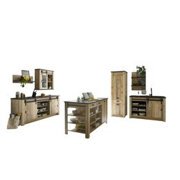 M&ouml;bel Kraft Kombi 1YYAK5 holzfarben Ma&szlig;e (cm): B: 133 H: 93 &raquo; M&ouml;bel Kraft