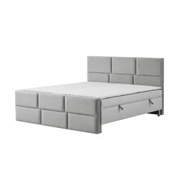 M&ouml;bel Kraft Boxbett mit Bettkasten grau Ma&szlig;e (cm): B: 200 H: 110 &raquo; M&ouml;bel Kraft