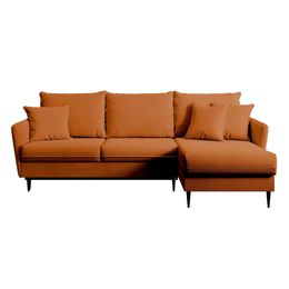 Selsey Ecksofa mit Schlaffunktion Volio kupfer Ma&szlig;e (cm): B: 223 H: 88 &raquo; M&ouml;bel Kraft