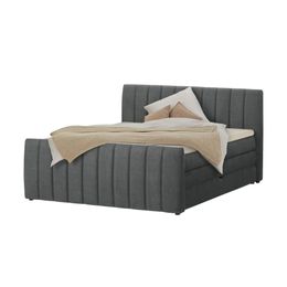 Twist Boxspringbett mit Bettkasten Carina grau Ma&szlig;e (cm): B: 191 H: 112 &raquo; M&ouml;bel Kraft