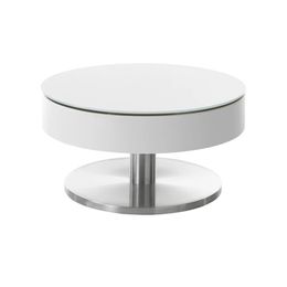 M&ouml;bel Kraft Couchtisch wei&szlig; Ma&szlig;e (cm): H: 40 &Oslash;: 79.0 &raquo; M&ouml;bel Kraft