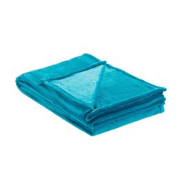 CS Schmal como Soft Flauschdecke Mirabelle blau Synthetik Ma&szlig;e (cm): B: 150 &raquo; M&ouml;bel Kraft
