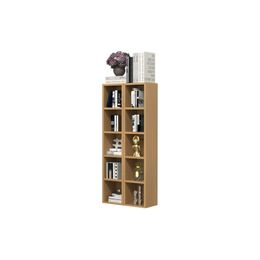 M&ouml;bel Kraft Standregal holzfarben Ma&szlig;e (cm): B: 20 H: 187 &raquo; M&ouml;bel Kraft