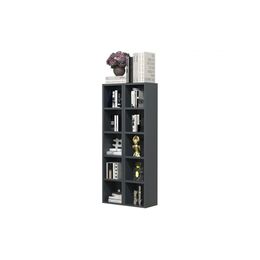 M&ouml;bel Kraft Standregal grau Ma&szlig;e (cm): B: 20 H: 187 &raquo; M&ouml;bel Kraft
