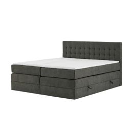 M&ouml;bel Kraft Boxspringbett mit Bettkasten grau Ma&szlig;e (cm): B: 180 H: 110 &raquo; M&ouml;bel Kraft