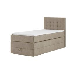 M&ouml;bel Kraft Boxspringbett mit Bettkasten beige Ma&szlig;e (cm): B: 90 H: 110 &raquo; M&ouml;bel Kraft