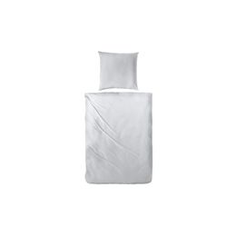 M&ouml;bel Kraft Mako-Satin Bettw&auml;sche-Set grau Ma&szlig;e (cm): B: 200 H: 1 &raquo; M&ouml;bel Kraft