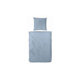 M&ouml;bel Kraft Satin Bettw&auml;sche-Set blau Ma&szlig;e (cm): B: 155 H: 1 &raquo; M&ouml;bel Kraft