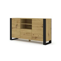 M&ouml;bel Kraft Sideboard holzfarben Ma&szlig;e (cm): B: 158 H: 84 &raquo; M&ouml;bel Kraft