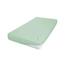 M&ouml;bel Kraft Jersey Spannbettlaken gr&uuml;n Ma&szlig;e (cm): B: 190 H: 22 &raquo; M&ouml;bel Kraft