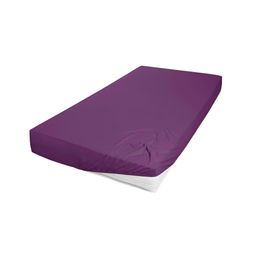 M&ouml;bel Kraft Jersey Spannbettlaken lila/violett Ma&szlig;e (cm): B: 150 H: 22 &raquo; M&ouml;bel Kraft